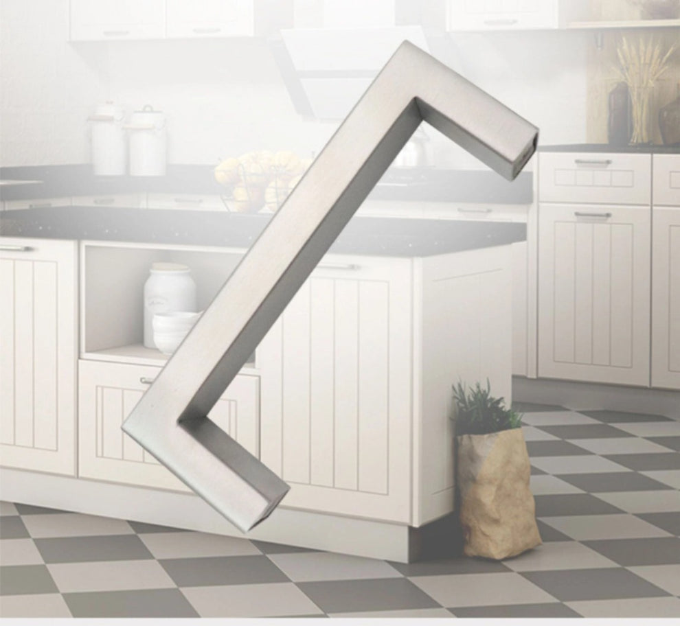 Tirador Quaddro 192mm Acero Inoxidable – Tykhe